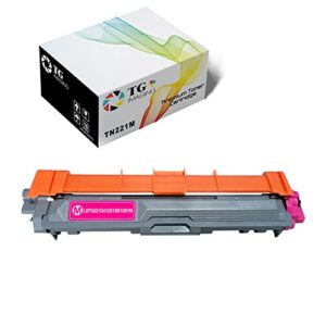 tg imaging 1-pack compatible toner cartridge replacement for tn221 tn225 toner cartridge magenta (1xmagenta) work for brother mfc-9130cw mfc-9330cdw mfc-9340cdw hl-3140cw hl-3150cw hl-3180cdw printer