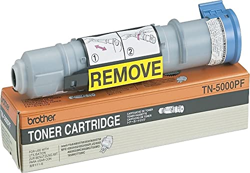 Brother TN-5000PF Intellifax 2550 2600 2750 3550 3750 MFC-4300 MFC-4450 MFC-6550 MFC-7750 Toner Cartridge (Black) in Retail Packaging