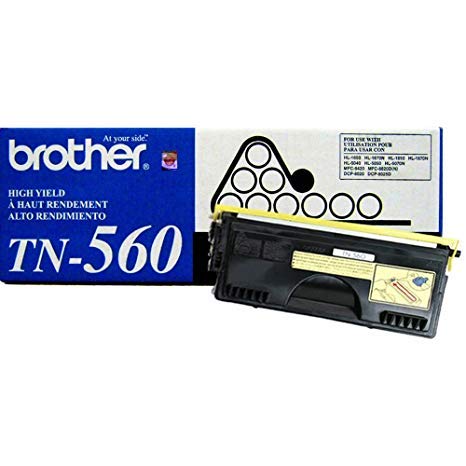 Brother TN560 Toner cartridge (Black, 1pack) in Retail packaging