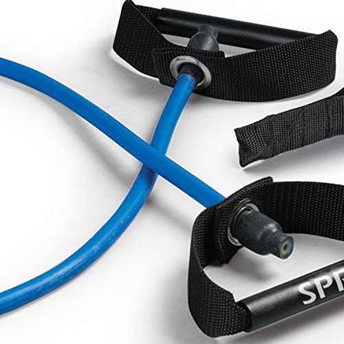 SPRI 07-71551 Xertube Resistance Band w/Door Attachment, Blue, Heavy