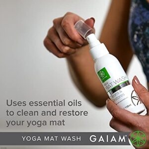 Gaiam Yoga Mat Cleaner Spray (4oz), Green