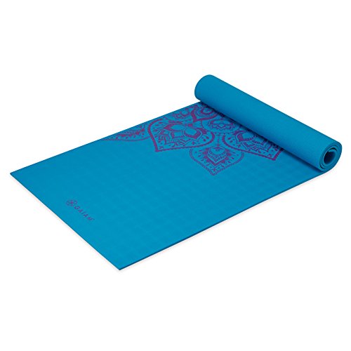 Gaiam Sol Studio Select Sticky-Grip Yoga Mat, Mandala, 5mm