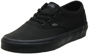 vans men’s atwood trainers, black (black/black canvas), 10