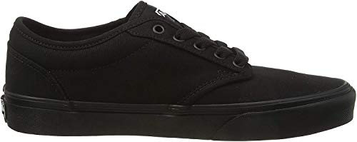 Vans Men's Atwood Trainers, Black (Black/Black Canvas), 10