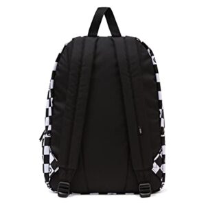 Vans Realm Flying V Black Ashley Blue Backpack, Black/White