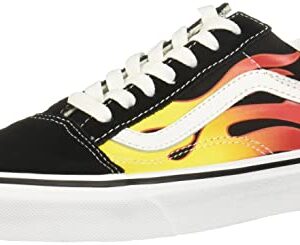 Vans Old Skool Flame - VN0A38G1PHN, Black/Black/True White, 11