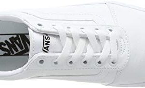 Vans Women's Ward Platform Sneaker, White Canvas White 0rg, 7.5