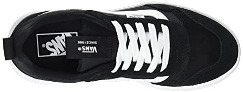 Vans Unisex Range Exp Suede Canvas Sneaker - Black/White 8