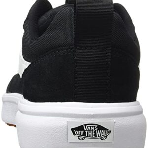 Vans Unisex Range Exp Suede Canvas Sneaker - Black/White 8