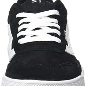 Vans Unisex Range Exp Suede Canvas Sneaker - Black/White 8