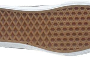 Vans Women's Hi-Top Platform Sneaker, Suede Plaid Mix Brown/White, 8