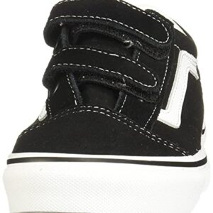 Vans Old Skool V Junior/Big Kids/Youth Shoes Black/White VN0A4UI16BT 4