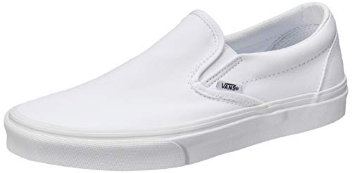 Vans Classic Slip On, True White, 9 B(M) US Women's / 7.5 D(M) US Men's