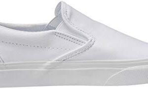 Vans Classic Slip On, True White, 9 B(M) US Women's / 7.5 D(M) US Men's