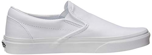 Vans Classic Slip On, True White, 9 B(M) US Women's / 7.5 D(M) US Men's