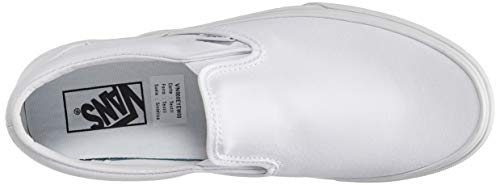 Vans Classic Slip On, True White, 9 B(M) US Women's / 7.5 D(M) US Men's