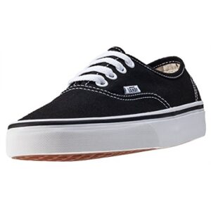 vans authentic core classics, black, men’s 9, women’s 10.5 medium