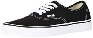 vans authentic, black/white, size 7.5