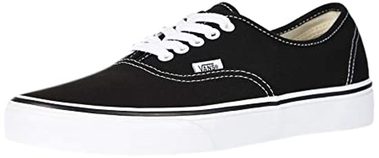 Vans Authentic, Black/White, Size 7.5