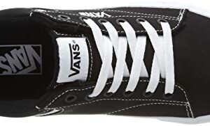 Vans Men's Seldan Sneaker, Black Canvas Black White 187, 12