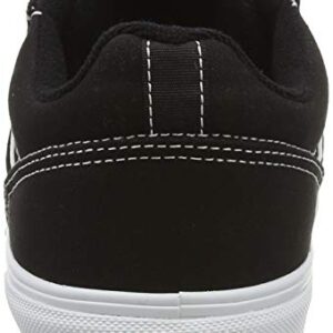 Vans Men's Seldan Sneaker, Black Canvas Black White 187, 12