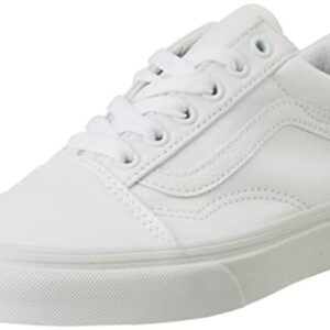 Vans Women's UA Old Skool Sneakers, True White, 9 Women/7.5 Men