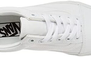 Vans Women's UA Old Skool Sneakers, True White, 9 Women/7.5 Men