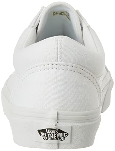 Vans Women's UA Old Skool Sneakers, True White, 9 Women/7.5 Men