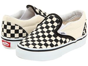 vans unisex baby classic slip-on – black/white checkerboard size 9 toddler