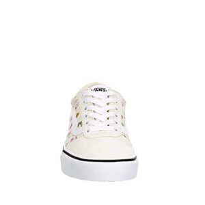 Vans Unisex Ward Lace up Closure Style Pressed Floral White Classic 8.5