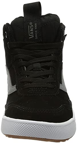 Vans Women's Hi-Top Trainers Sneaker, Suede Black Pewter, 9