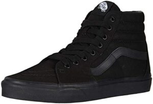 vans sk8-hi black-black,size 10.5 m us women / 9 m us men