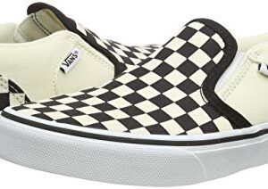 Vans Asher, Women’s Low-Top Sneakers, White (Checkerboard/Black/White), 6.5 US