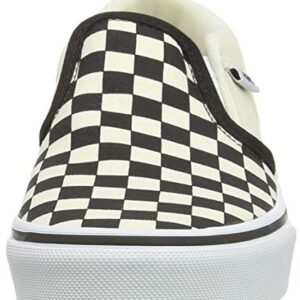 Vans Asher, Women’s Low-Top Sneakers, White (Checkerboard/Black/White), 6.5 US