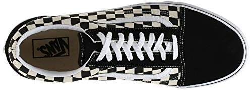 Vans Men's UA Old Skool Sneakers, Primary Check Black/White, 8