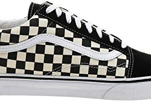 Vans Men's UA Old Skool Sneakers, Primary Check Black/White, 8