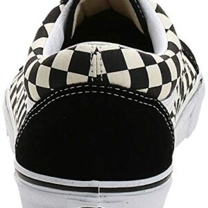 Vans Men's UA Old Skool Sneakers, Primary Check Black/White, 8