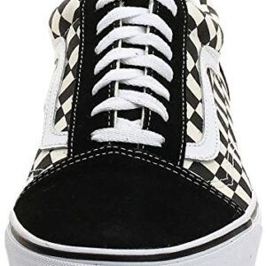 Vans Men's UA Old Skool Sneakers, Primary Check Black/White, 8