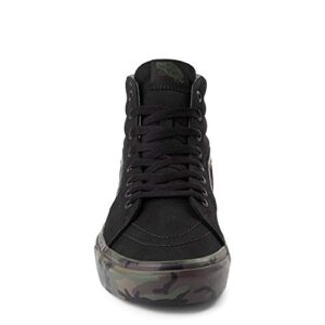 Vans Sk8 Hi Skate Shoe - Black/Camo (M10.5)