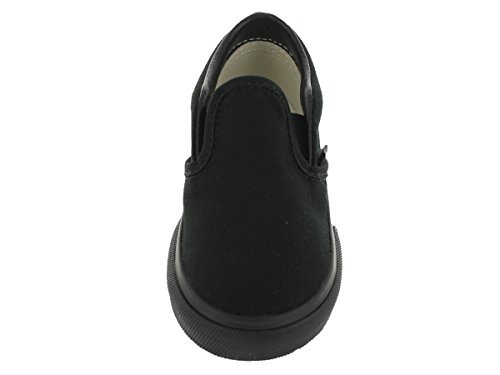 Vans Unisex-Child Classic Slip-ON-K, Black, 6 M US Toddler