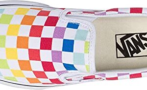 Vans Unisex Authentic Skate Shoe Sneaker (13 Women / 11.5 Men M US, (Checkerboard) Rainbow/True White 7267)