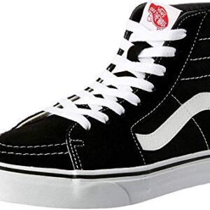 Vans Men's Sk8-Hi Core Classics Black/Black/White Canvas 9