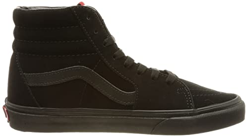 Vans Men's Sk8-Hi Core Classics Black/Black/White Canvas 9