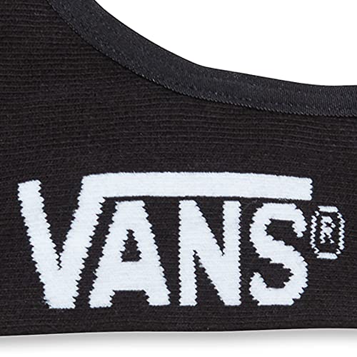 Vans Classic No Show Socks 3 Pair Pack (6.5-9, Black/White)