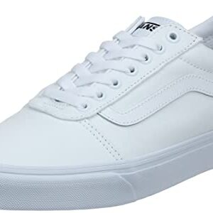 Vans Men's Ward Sneaker, Canvas White White, 10.5