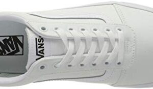 Vans Men's Ward Sneaker, Canvas White White, 10.5