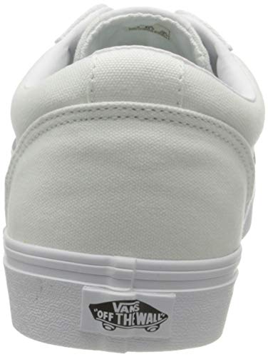 Vans Men's Ward Sneaker, Canvas White White, 10.5