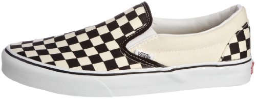 Vans Unisex Adults' Classic Slip On, Black/Off White Check, 7 UK