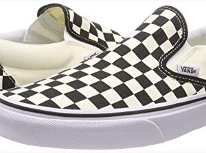 Vans Unisex Adults' Classic Slip On, Black/Off White Check, 7 UK