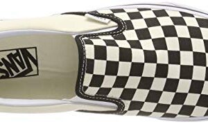 Vans Unisex Adults' Classic Slip On, Black/Off White Check, 7 UK